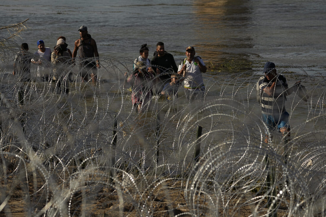 As Migrants Overwhelm A Texas Border City Others Wait In Mexico For